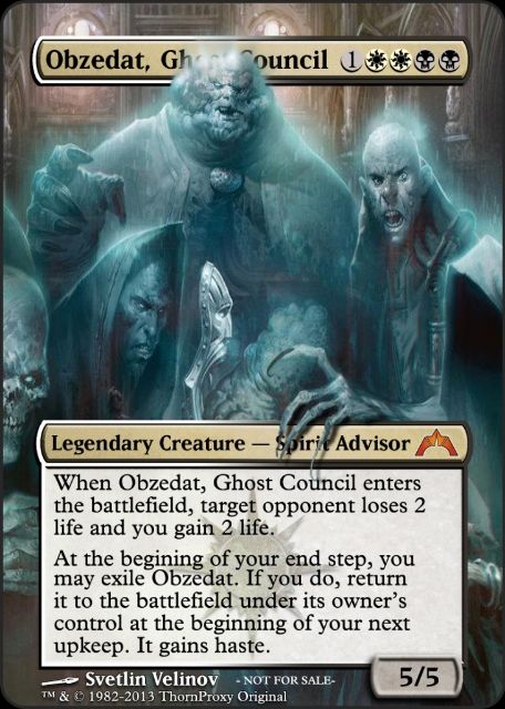 Obzedat, Ghost Council