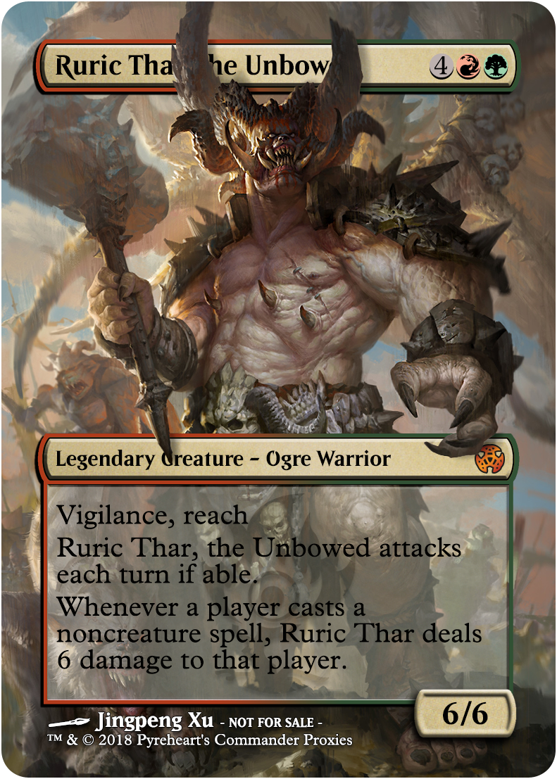 Ruric Thar, the Unbowed