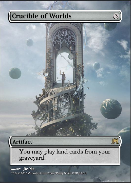 I am the modern land (Modern MTG Deck)