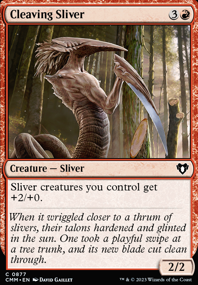 Sliver Swarm CMM Commander EDH MTG Deck sliver-swarm-cmm-commander-edh-mtg-deck