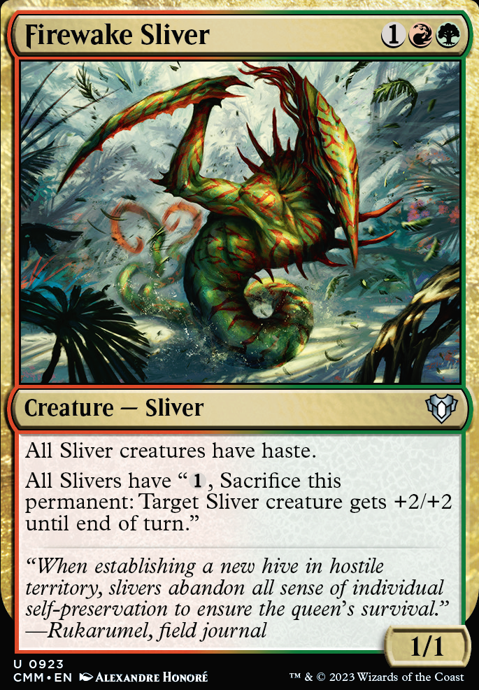 Sliver Swarm (CMM) (Commander / EDH MTG Deck)