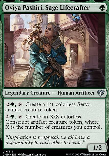 Green/White Tokens (Commander / EDH MTG Deck)