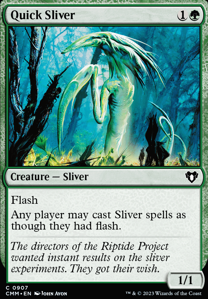 Sliver Swarm (CMM) (Commander / EDH MTG Deck)