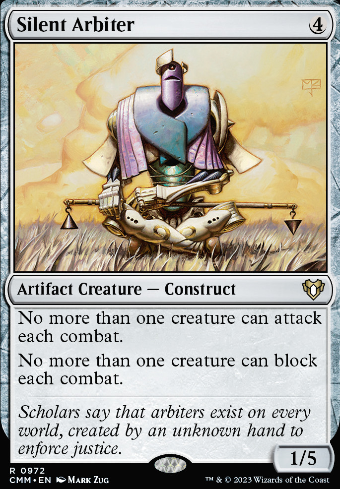 Stax no attax (Commander / EDH MTG Deck)