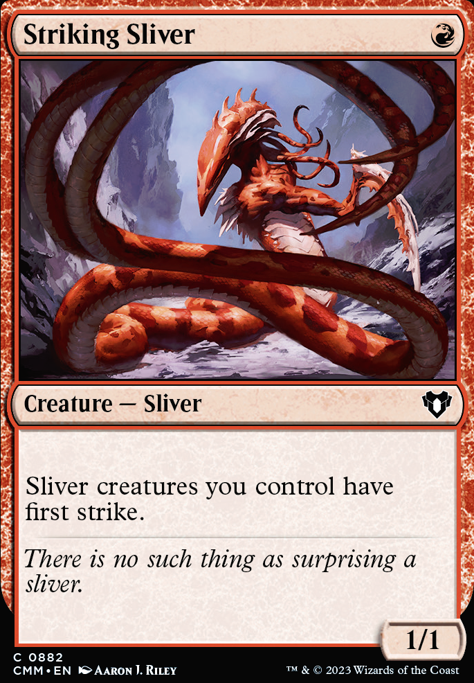 Sliver Swarm (CMM) (Commander / EDH MTG Deck)