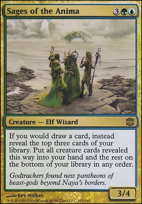 Blue-Green Elves EDH (Commander / EDH MTG Deck)