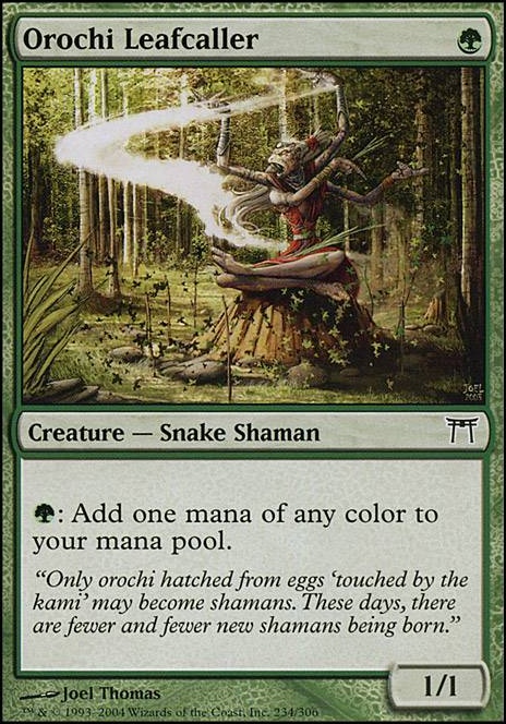 List of all Mana Dork Creatures (Casual MTG Deck)