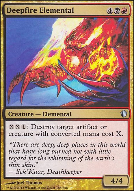 Elemental Commander (Horde of Notions) (Commander / EDH MTG Deck)