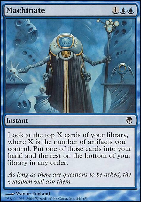 Mono Blue Artifact (Commander / EDH MTG Deck)