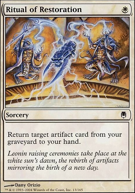 MagicalHacker - List of All Recursion (Commander / EDH MTG Deck)