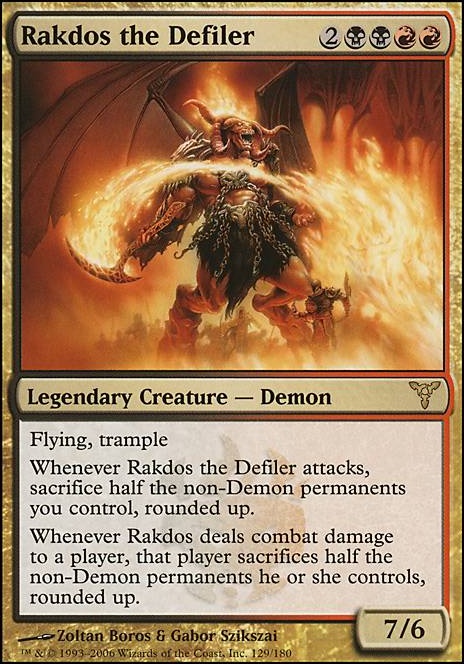 Rakdos, Lord of Demons (Commander / EDH MTG Deck)