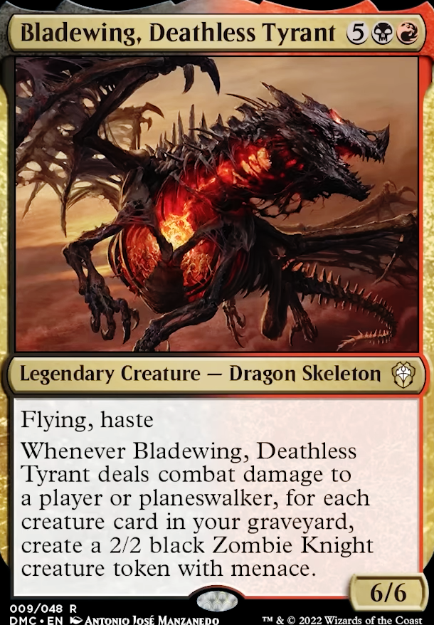 Bladewing, Deathless Tyrant (Commander / EDH MTG Deck)