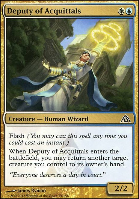 ETB Blue White (Commander / EDH MTG Deck)