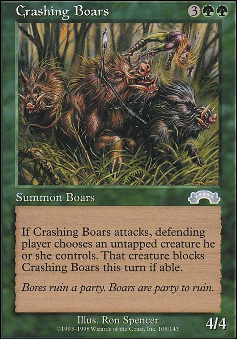 War(t)Hogs Boar Tribal (Commander / EDH MTG Deck)