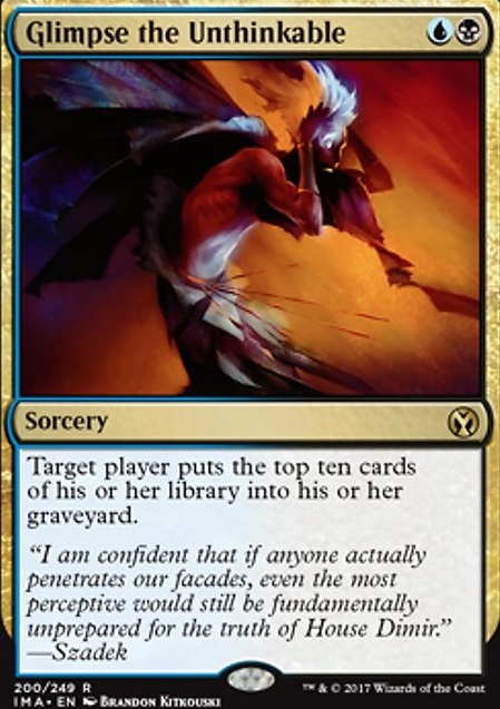 Black and Blue Mill (Commander / EDH MTG Deck)