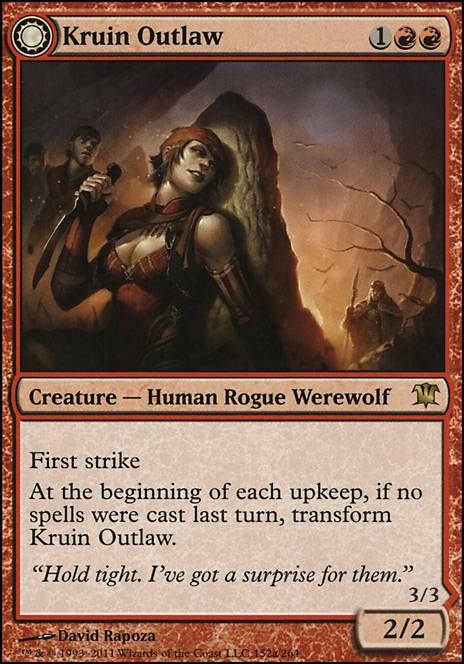 Werewolves become Vampires (Modern MTG Deck)