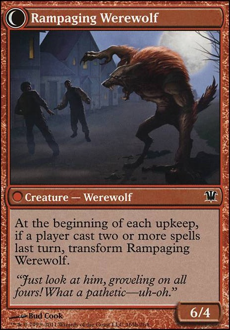 Fenrir, the first werewolf (Commander / EDH MTG Deck)