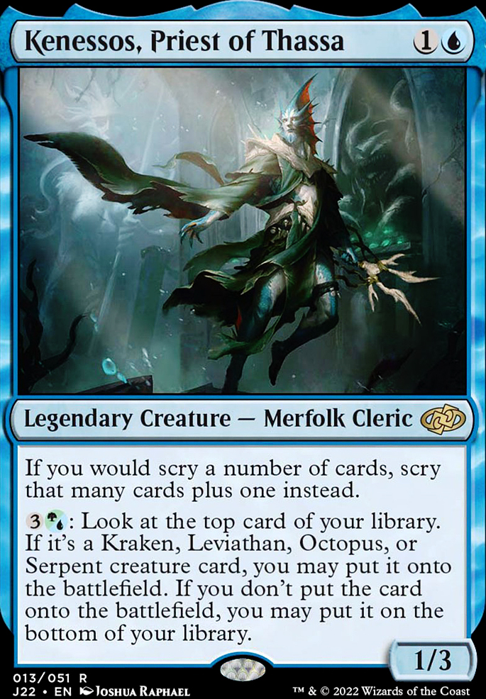 Sea Beasts (Kraken, Leviathan, Octopus, Serpent) (Commander / EDH MTG Deck)