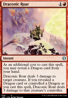 Mono Red Dragon (Unknown MTG Deck)