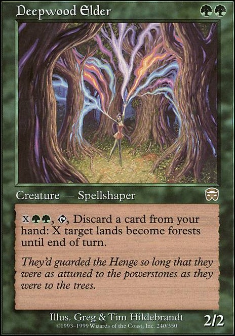 Deepwood Elder make lands basic forests? — MTG Q&A