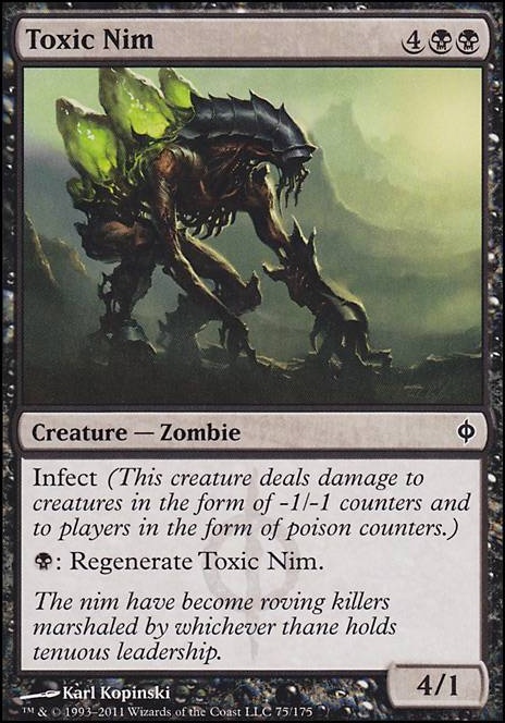 List of all infect, poison and toxic cards (Commander / EDH MTG Deck)