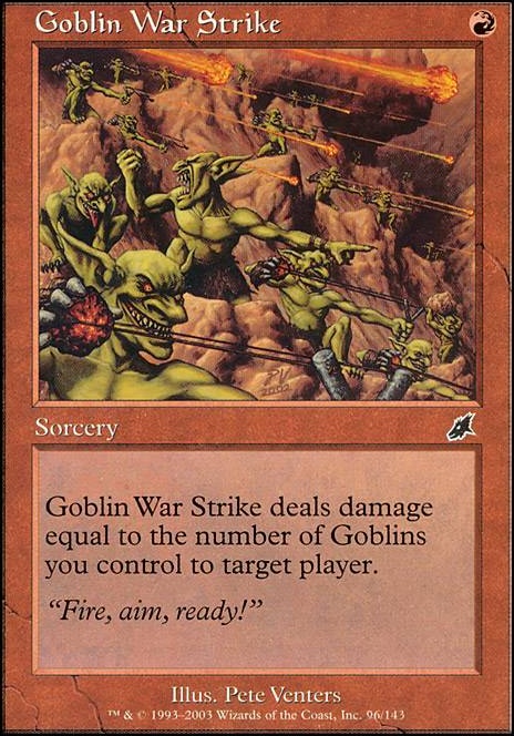 Goblin (Commander / EDH MTG Deck)