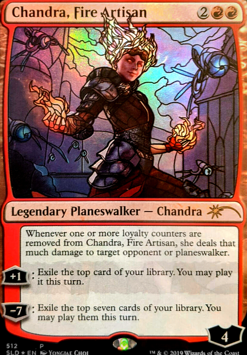 Every single Chandra card (Standard MTG Deck)
