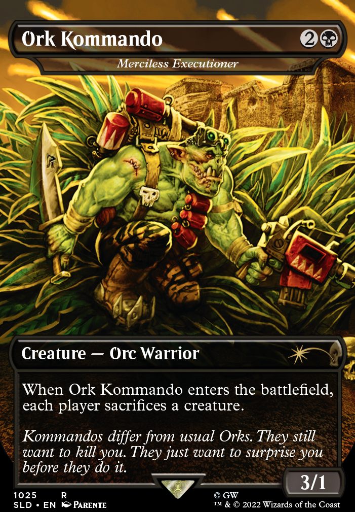LOTR ORCS! (Commander / EDH MTG Deck)