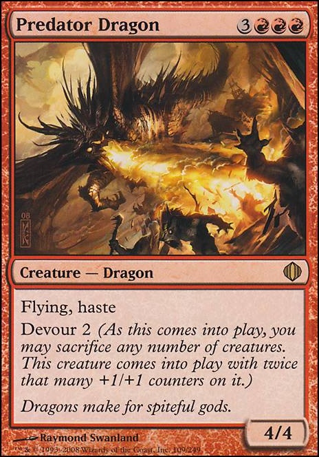 five color dragon EDH (Commander / EDH MTG Deck)
