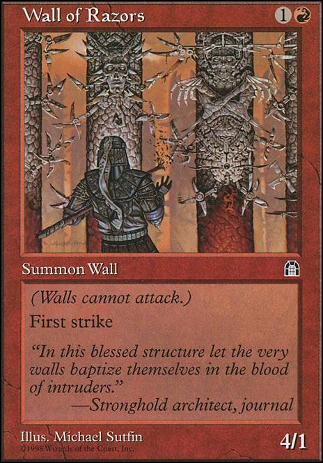 old school wall deck (Casual MTG Deck)