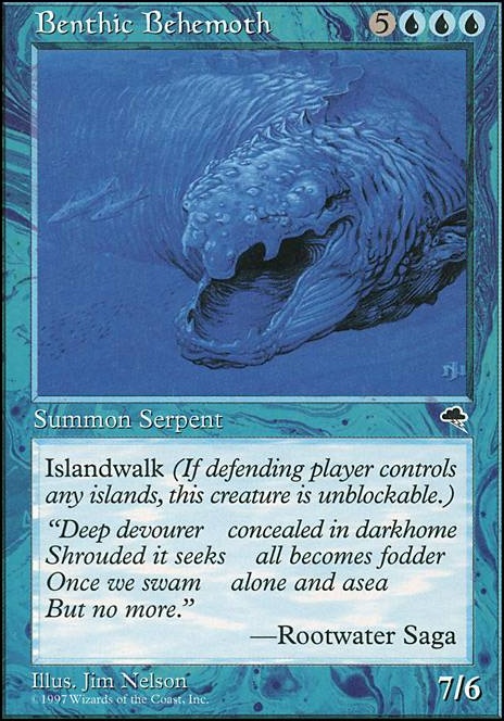 Leviathans, Krakens, and Serpents. Oh my! (Commander / EDH MTG Deck)