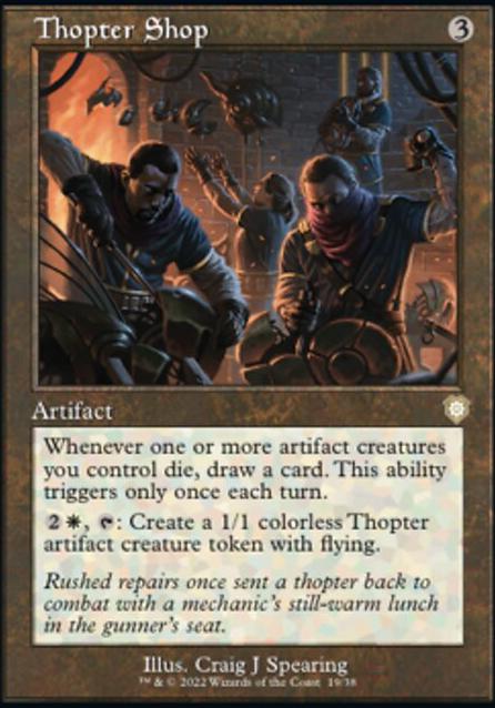 When the thopter is thopting (Commander / EDH MTG Deck)