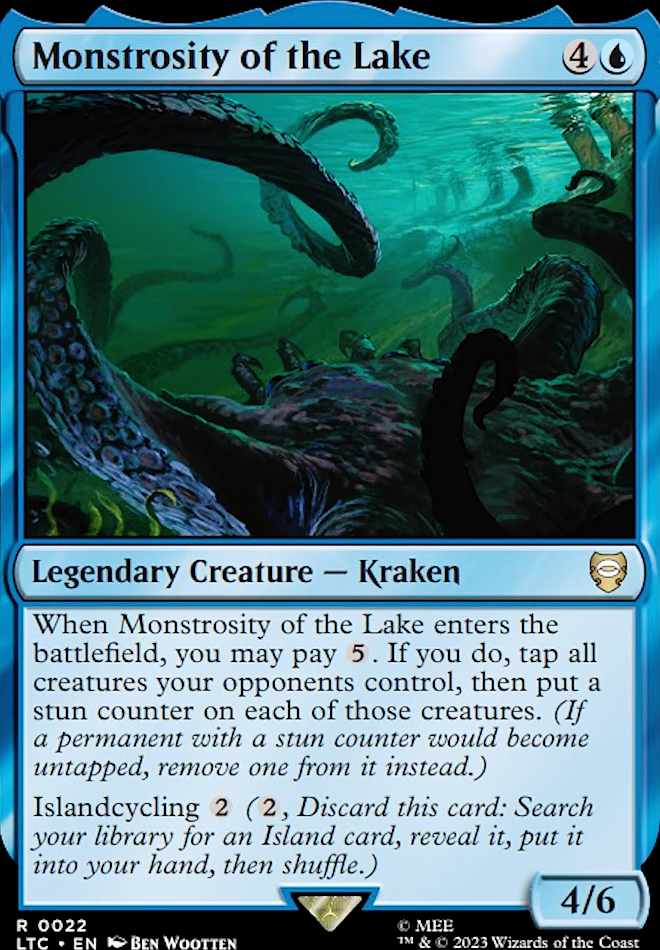 Sea Beasts (Kraken, Leviathan, Octopus, Serpent) (Commander / EDH MTG Deck)