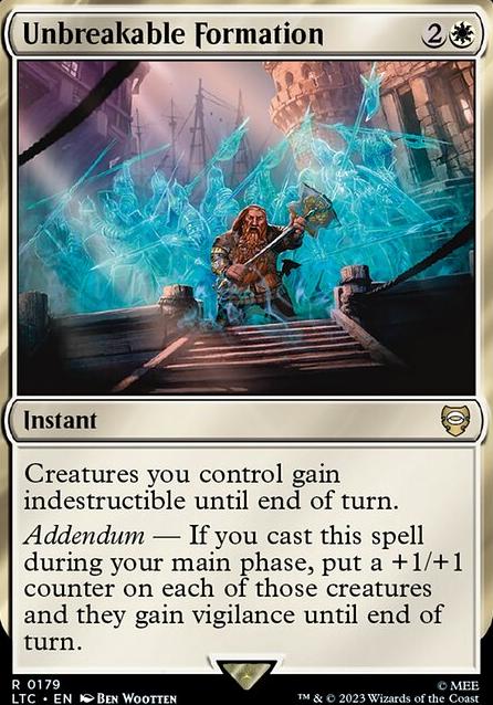 Unbreakable Formation