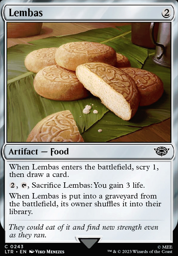 Timing question about Lembas's shuffle trigger. — MTG Q&A