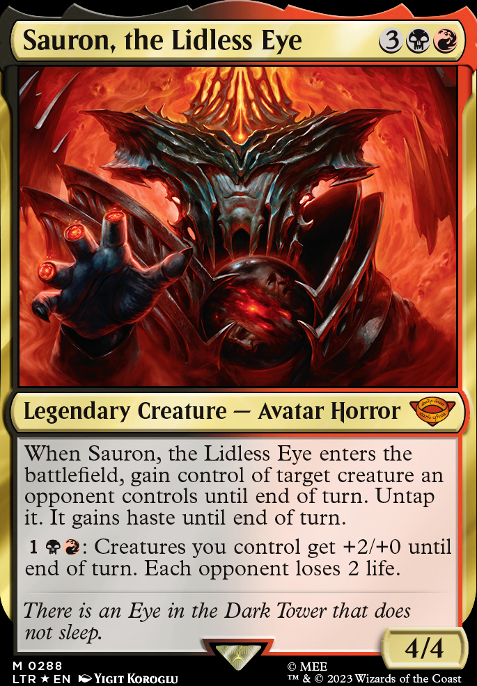 Sauron, the Dark Lord (Commander / EDH MTG Deck)