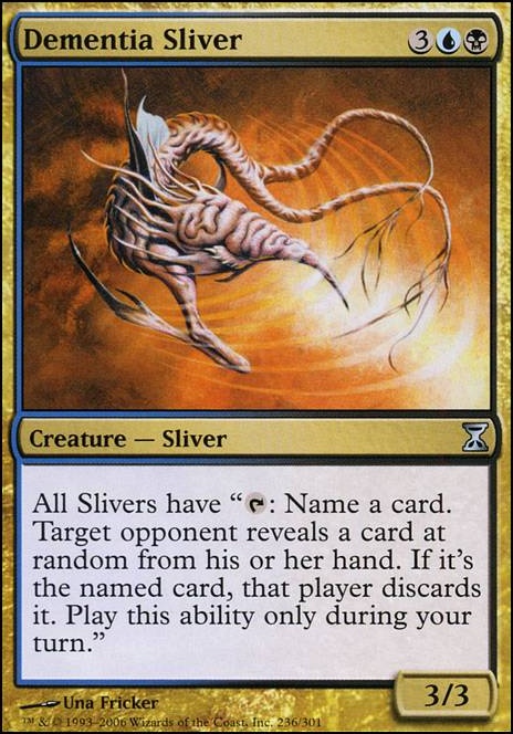 Complete List of Slivers (Unknown MTG Deck)