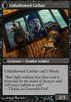 loyal cathar/unhallowed cathar undying evil? — MTG Q&A