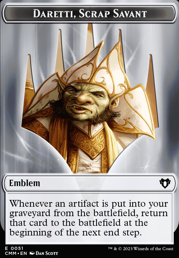 As a Matter of Artifact (Commander / EDH MTG Deck)