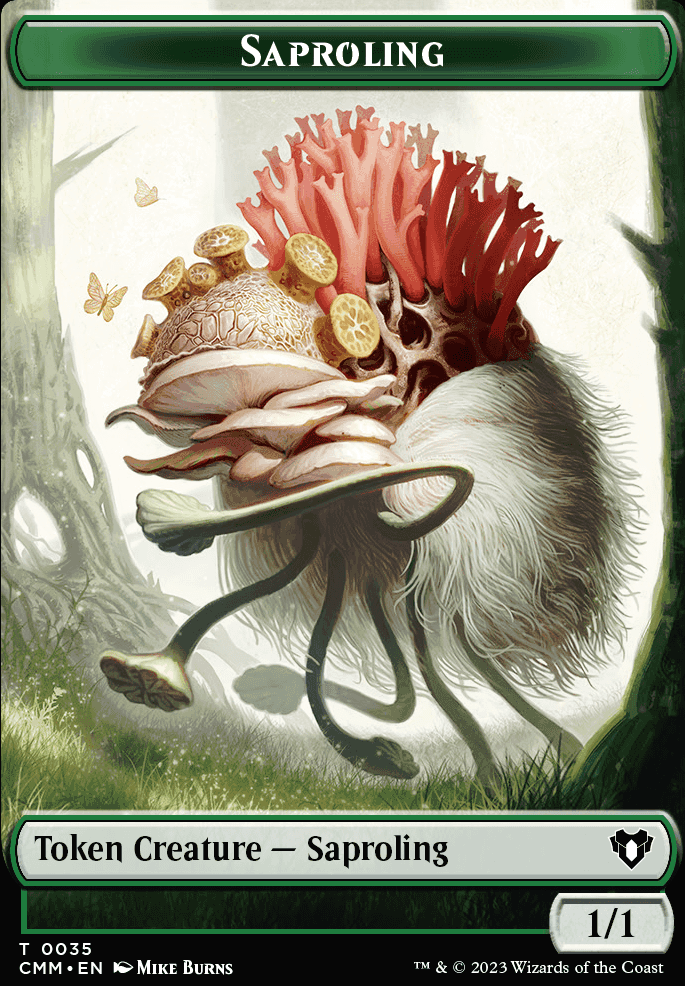 Slimefoot Kill Saproling (Commander / EDH MTG Deck)