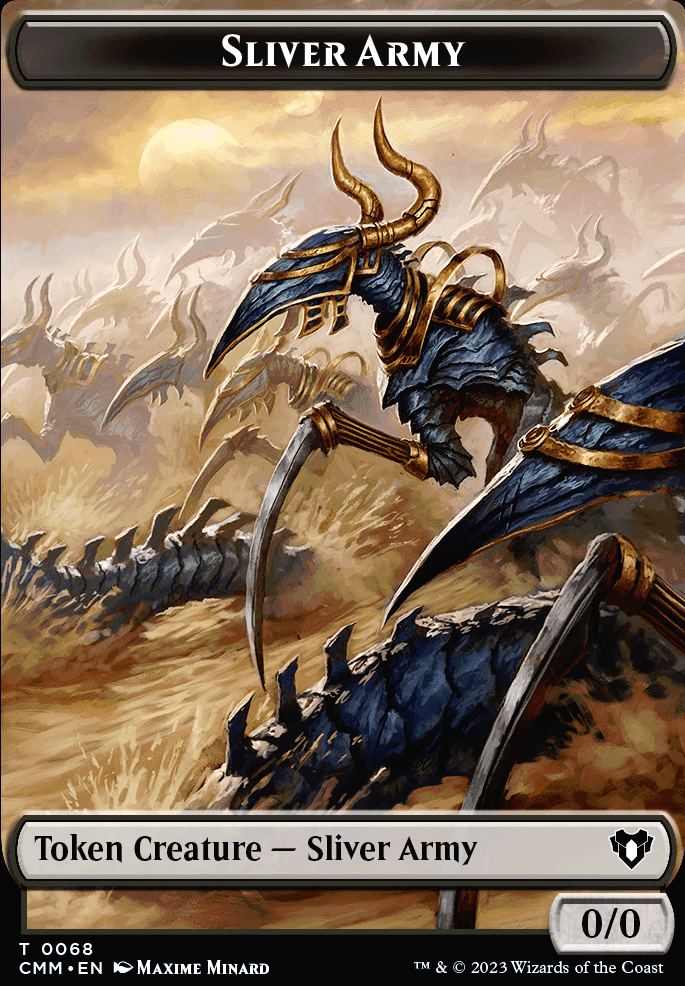 Sliver Swarm (CMM) (Commander / EDH MTG Deck)